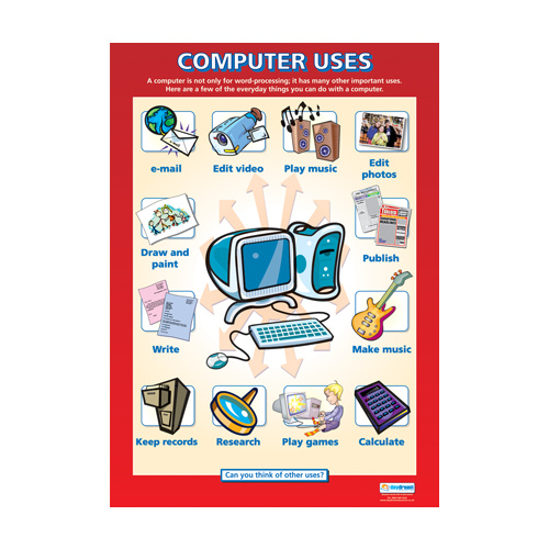 ICT Schools Posters - Computer Uses ICT Schools Posters - Computer Uses