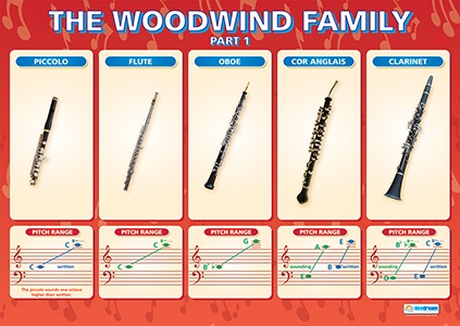 Music Schools chart - The Woodwind Family 1